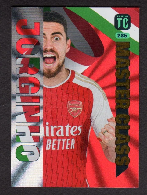PANINI TOP CLASS 2024 Trading Cards Master Class #235 JORGINHO Arsenal ...