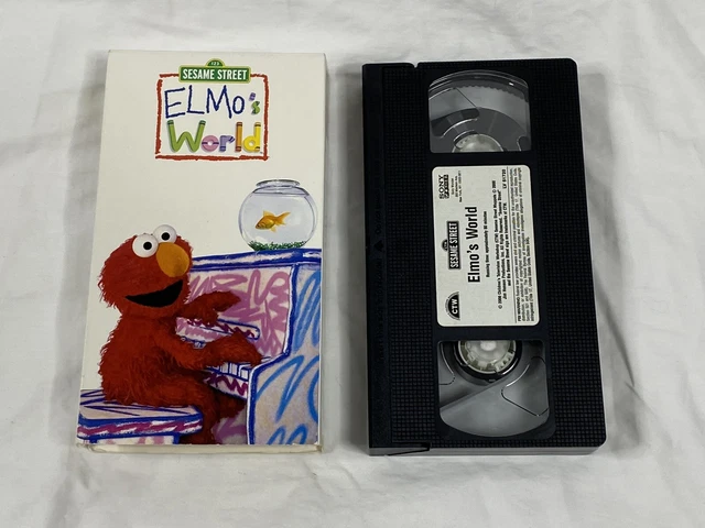 SESAME STREET ELMO'S World VHS Video Tape Kids Video 2000 £3.96 ...