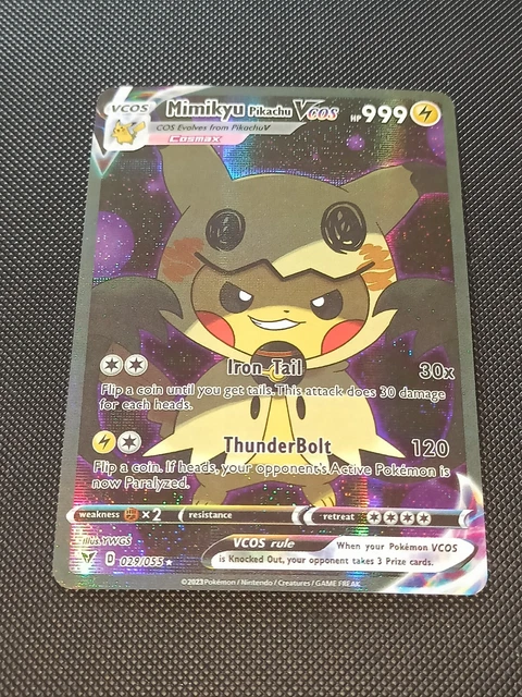 PIKACHU POKEMON GOKU Dbz Cosplay Carte Card New Holo Prism Collection ...