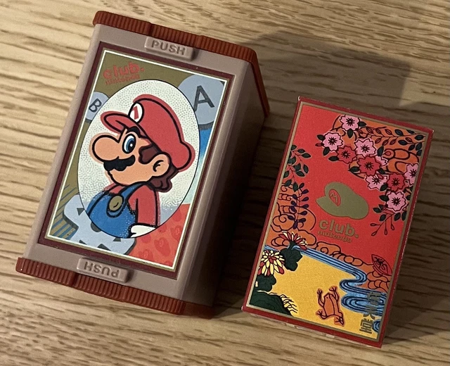 CLUB NINTENDO SUPER Mario Hanafuda Playing Cards Red Limited Japan New ...
