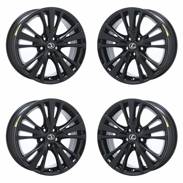 19& LEXUS RX350 Gloss Black Exchange Wheels Rims Factory Oem 74254 2010 ...
