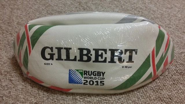 NEW LIMITED EDITION Coca-Cola GILBERT Rugby World Cup 2015 Ball + pump ...