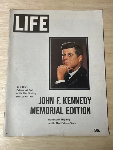 LIFE MAGAZINE SPECIAL Memorial Edition, John F. Kennedy, JFK ...