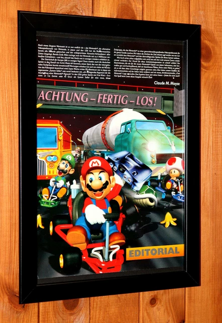 NINTENDO MARIO KART 64 Nintendo 64 Vintage Small Promo Poster / Ad Page ...