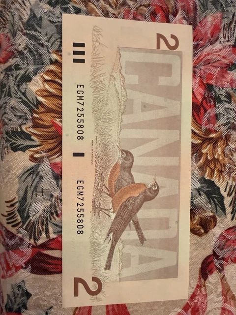 CRISP CANADIAN $2 Bill 1986 Rare $1,500.00 - PicClick CA