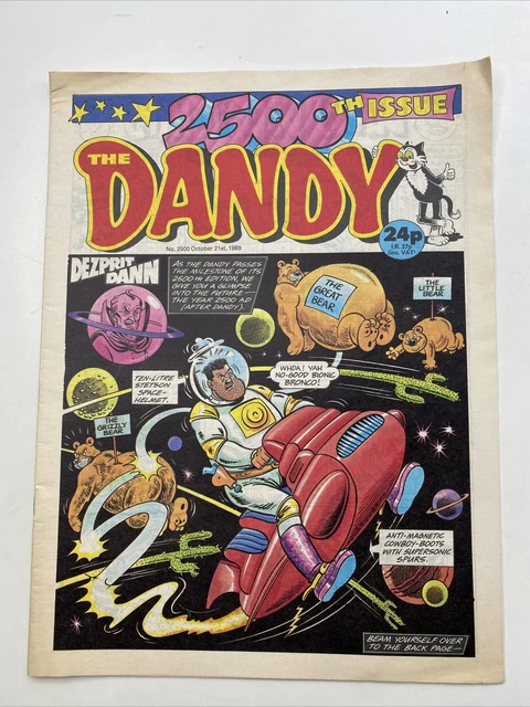 THE DANDY COMIC - 2500th ISSUE - October 21st 1989 £5.99 - PicClick UK