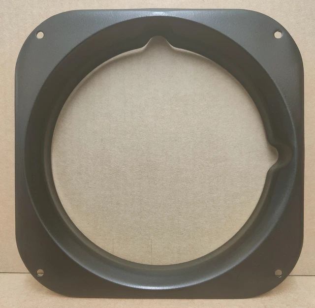 LAND ROVER SERIES 2/2a/3 Aluminum Headlight Trim Surround Bezel Black ...