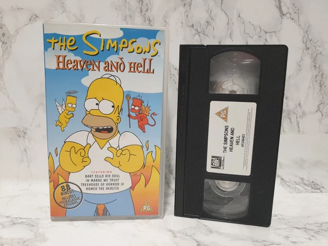 THE SIMPSONS HEAVEN And Hell VHS Video Tape 1998 £3.28 - PicClick UK