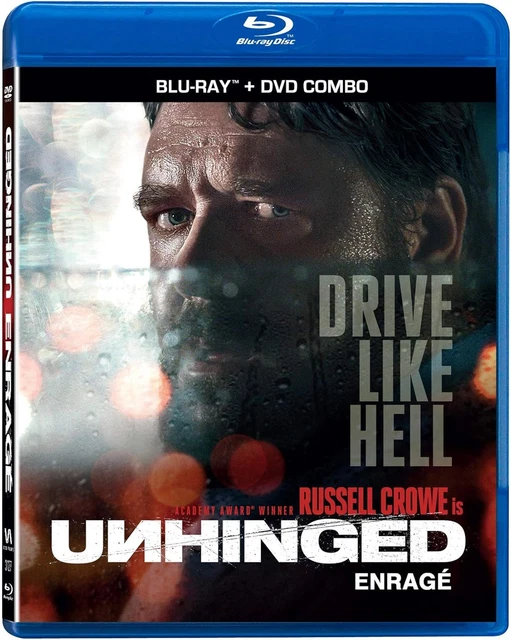 UNHINGED (RUSSELL CROWE) **New Blu-Ray + Dvd** £13.00 - PicClick UK
