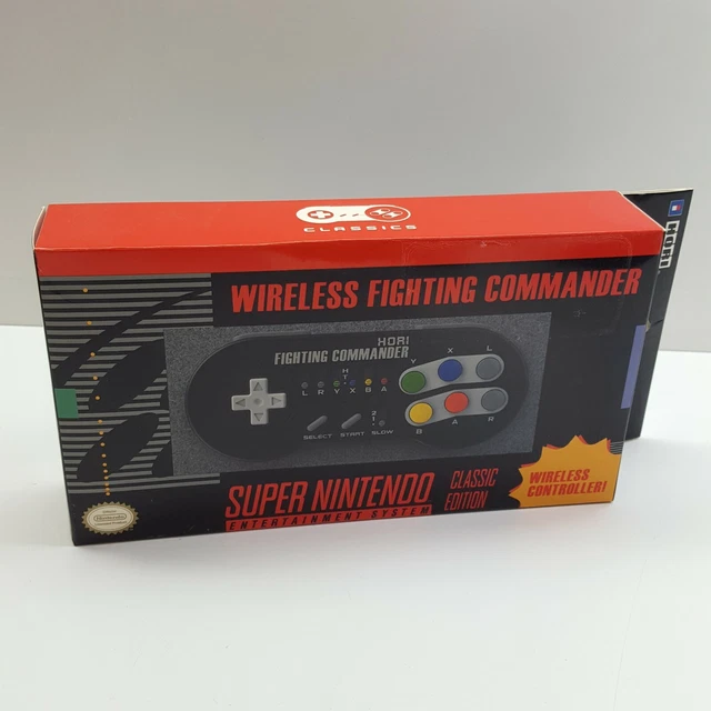 HORI FIGHTING COMMANDER Wireless Controller (SNES Classic Edition ...