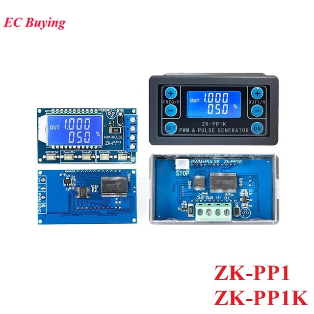 ZK-PP1 SIGNAL GENERATOR PWM Pulse Frequency Duty Cycle LCD 1Hz-150KHz ...