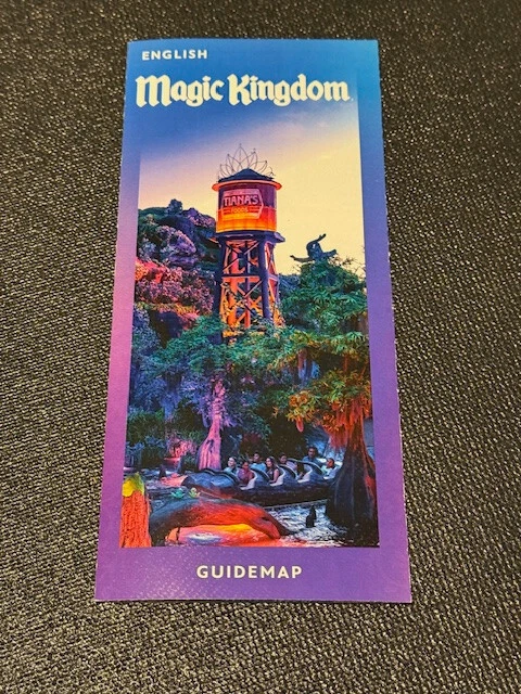 DISNEY WORLD MAGIC Kingdom Park Guidemap Map Brochure 1/2025 £2.18 ...