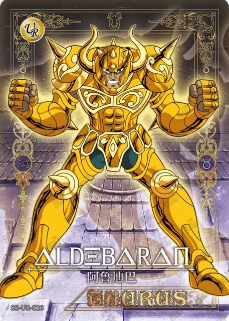CARTE SAINT SEIYA Kayou chevaliers d'or Aldébaran du Taureau SS-UR-26 ...