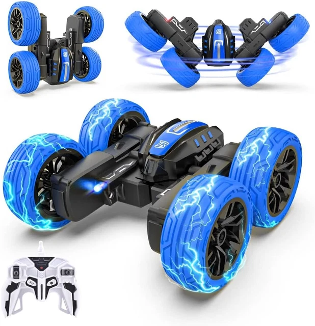 TD202MINI REMOTE CONTROL Cars - 2.4Ghz Double Sided Stunt Car, LED 360 ...