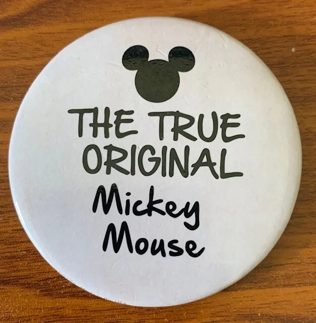 DISNEYS MICKEY THE True Original Mickey Mouse Button Free Shipping £16. ...