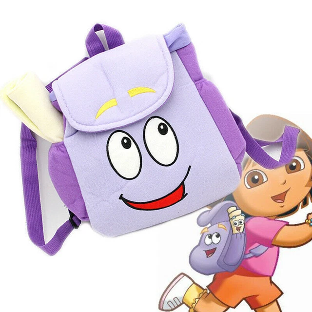 2023 DORA EXPLORER Backpack Rescue Bag with Map Toys Purple Kids Girl ...