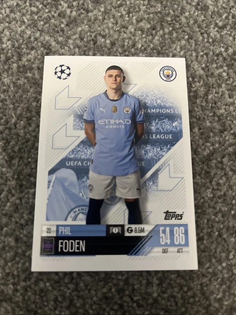 MATCH ATTAX 2024/2025 24/25 Phil Foden 22 Football Card £0.99 - PicClick UK