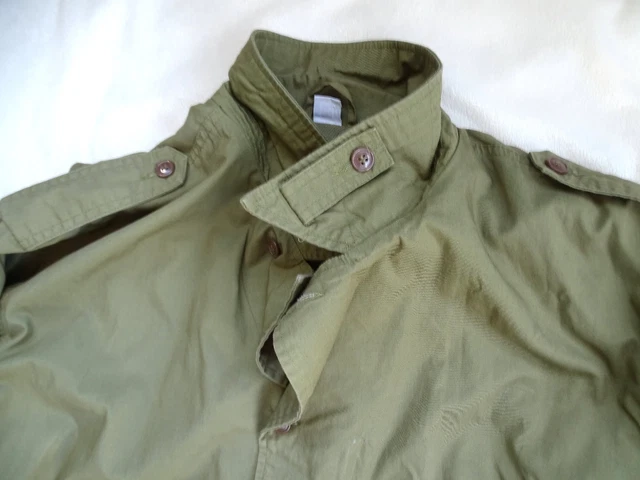 WWII U.S. ARMY M41 Olive Drab Field Jacket / Very Good Replica Uk 48R £ ...