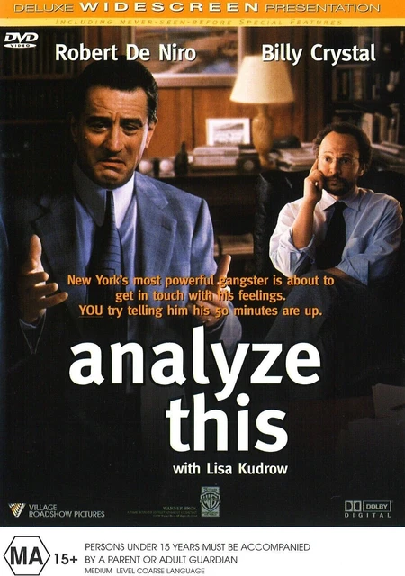 ANALYZE THIS (DVD, 1999) Robert De Niro Comedy Region 4 $9.35 - PicClick AU