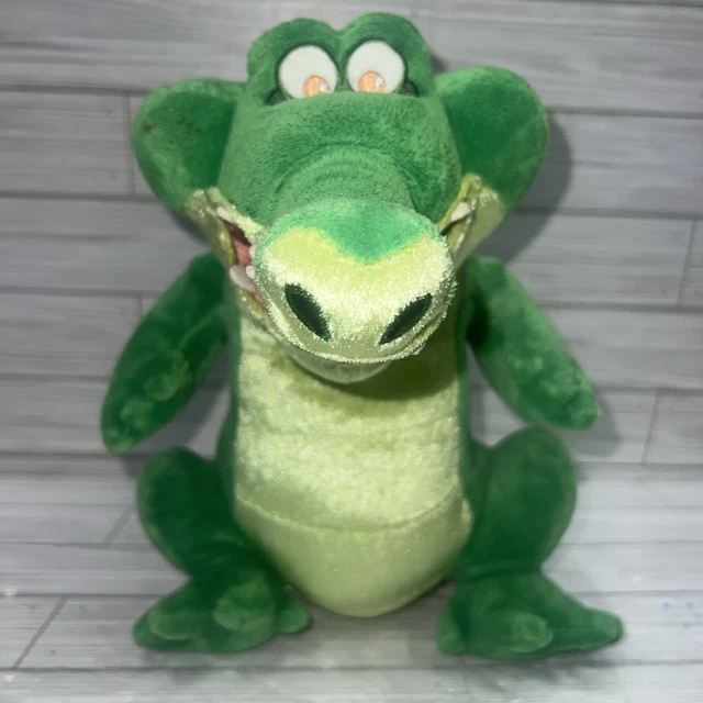 DISNEY STORE TICK Tock Croc Crocodile Plush 12” Gator Peter Pan Captain ...