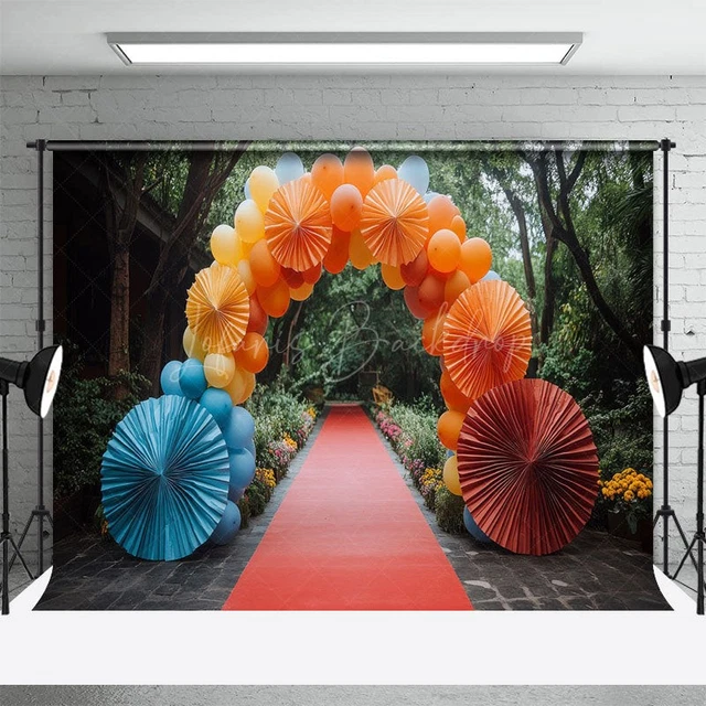 LOFARIS FOREST PAPER Flower Balloon Arch Wedding Backdrop $37.90 ...