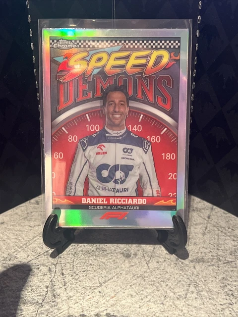 2023 TOPPS CHROME Daniel Ricciardo Speed Demons F1 Alphatauri #SD-DR ...