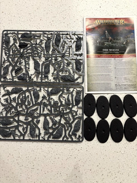 WARHAMMER AOS SOULBLIGHT Gravelords Dire Wolves (10) NOS EUR 47,23 ...