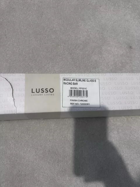 LUSSO STONE MODULAR Shower Screen Bracing Bar Chrome 100 Cm £31.92 ...