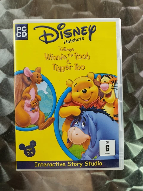 DISNEY HOTSHOTS: WINNIE The Pooh & Tigger Too - 2004 PC CD-ROM Windows ...