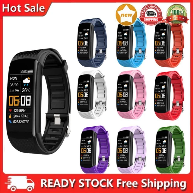 ELECTRONIC WATCH STEP Counter Wearable Watch Color Screen for Outdoor ...