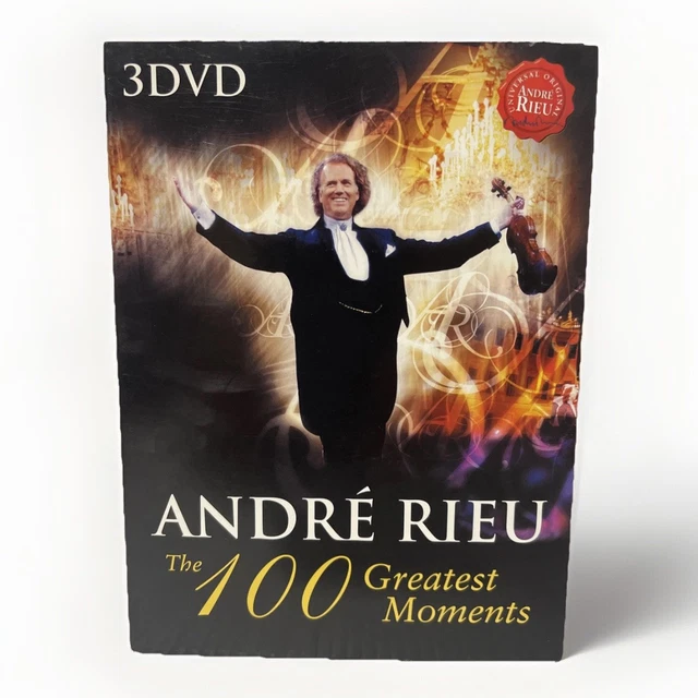 ANDRE RIEU THE 100 Greatest Moments DVD 2008 On Screen Menus In French ...