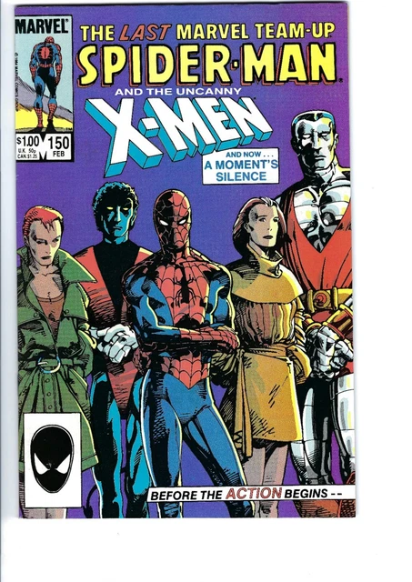 MARVEL TEAM UP #150 1985 Spider-Man Uncanny X-Men Marvel Comics, Last Issue VF EUR 8,06 ...
