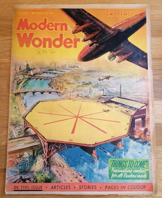 MAGAZINE - MODERN Wonder Illustrated Pictorial Paper Vol 2 No 30 Dec 11 ...