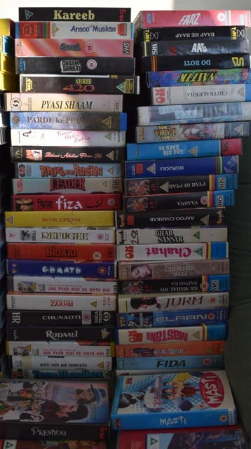 170 X BOLLYWOOD VHS video tapes ~ READ MAIN DESCRIPTION ~ WAS £700 NOW ...