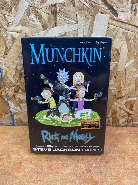 GENUINE MUNCHKIN RICK and Morty Edition Brand New & Sealed Steve ...
