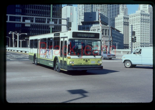 CTA CHICAGO (IL) original bus slide # 4297 taken 1987 $6.78 - PicClick CA