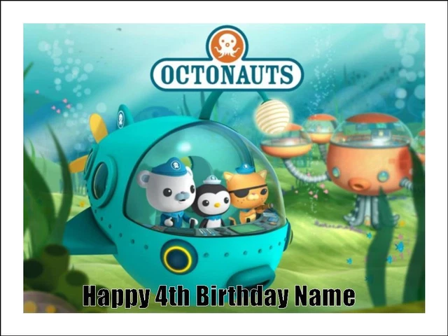OCTONAUTS EDIBLE CAKE Topper Icing Birthday Cake & Cupcake Decorations ...