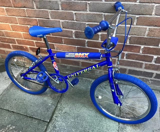 OLD SCHOOL BMX 1980s ORIGINAL CLASSIC UNIVERSAL SUPER TRACKER BMX ...
