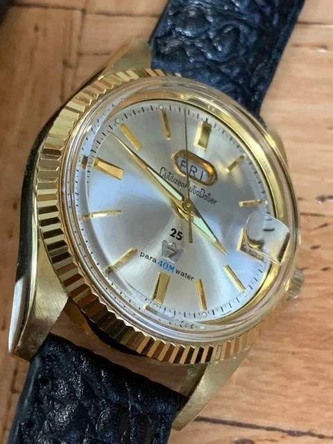 OROLOGIO AUTOMATICO CITIZEN Auto Data Seven 1404-T revisionato usato ...