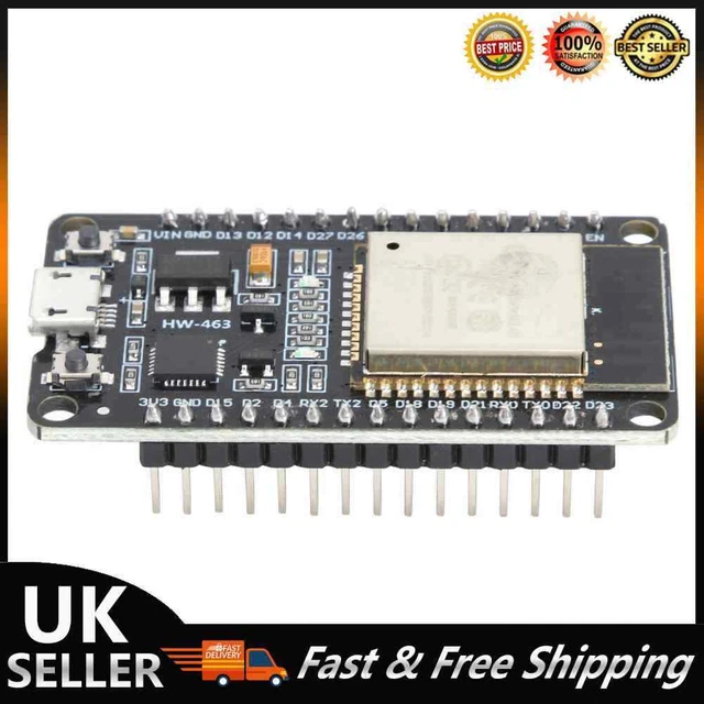 Esp 32s Esp Wroom 32 Esp32 Bluetooth Compatible Wifi Dual Core Cpu Development B £28 89