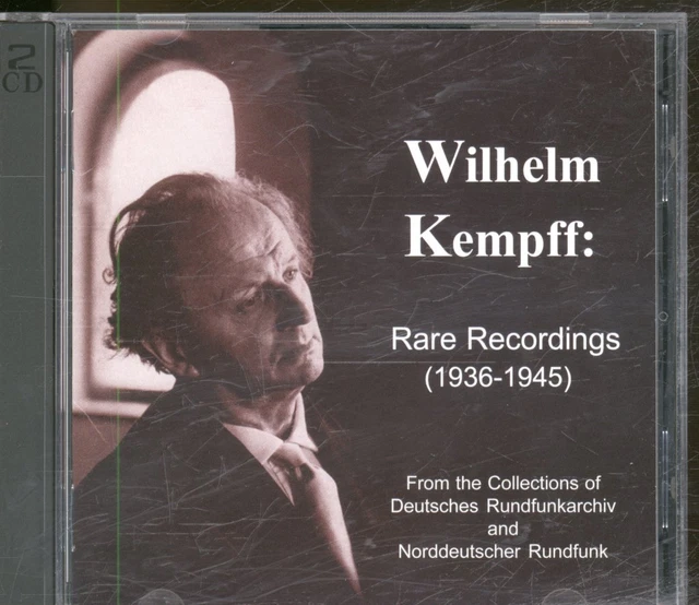 CD1071 WILHELM KEMPFF enregistrements rares (1936-1945) CD USA Music ...