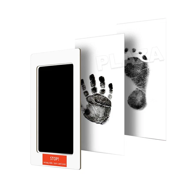 2/4X BABY HANDPRINT Footprint Paw Print Keepsake Card Photo Frame ...