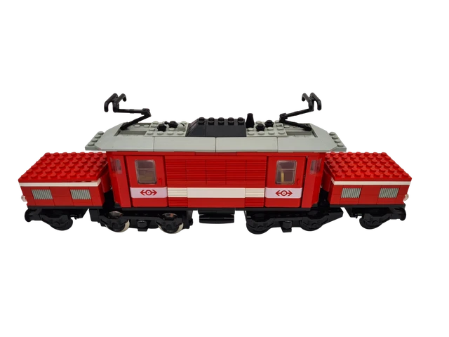 LEGO® 9V TRAIN Railway 4551 Red Crocodile Locomotive 9V ENGINE £205.95 ...