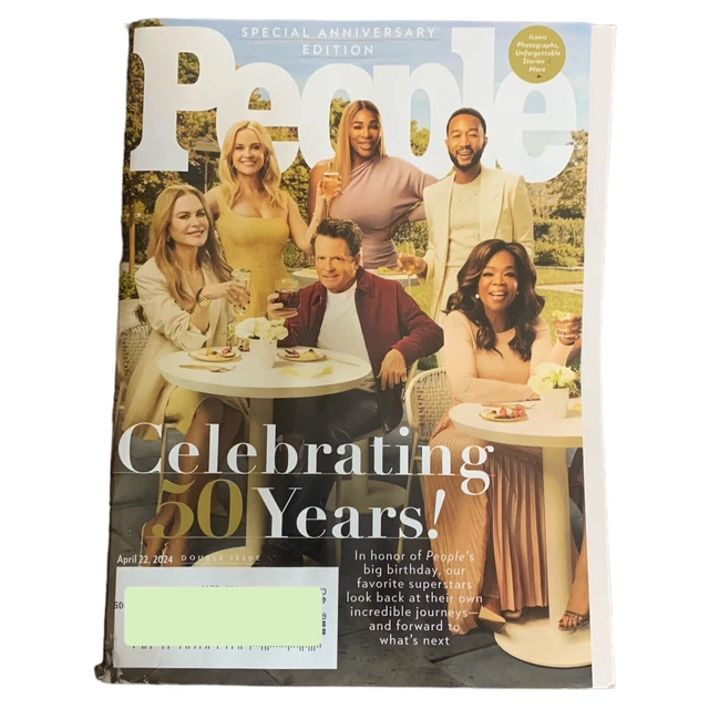 PEOPLE MAGAZINE APRIL 22 2024 Celebrating 50 Years Special Anniversary ...