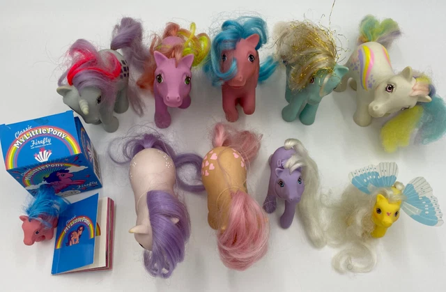 VINTAGE MY LITTLE Pony G1 figures Pegasi Flutter Earth Ponies lot ...