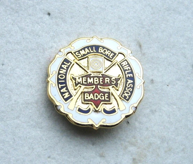 NATIONAL SMALL-BORE RIFLE Association (NSRA) Enamel Membership Pin ...