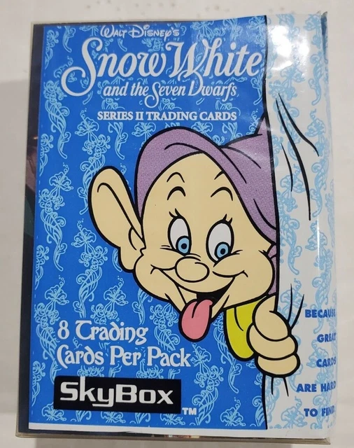 DISNEY SNOW WHITE and the Seven Dwarfs Trading Cards 90 Sealed £20.00 ...