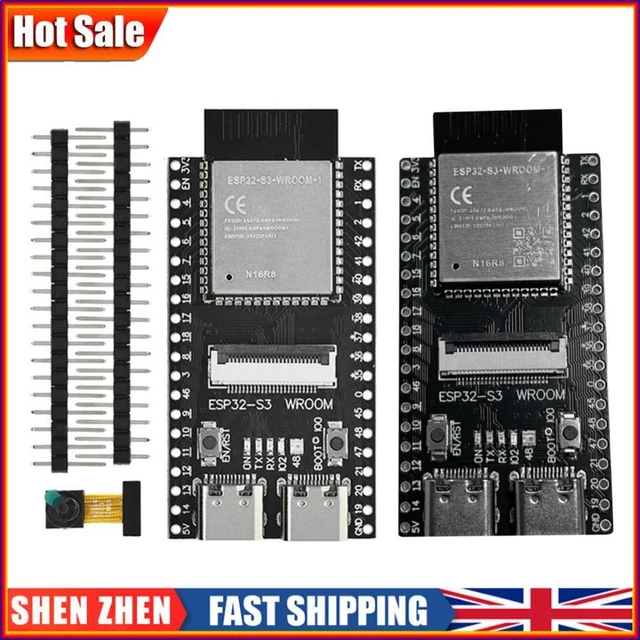 Esp32 S3 Wroom Cam Board Python C Code Example Projects With Ov2640 Camera £709 Picclick Uk