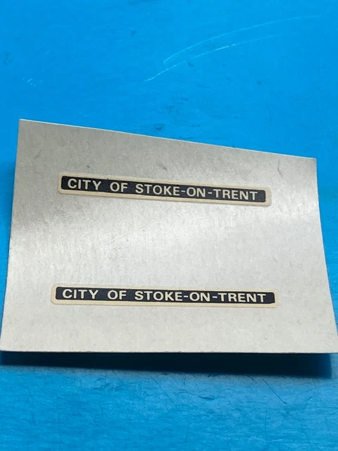 NEW NAME PLATES For LMS BR Coronation Class Steam Loco 6254 STOKE ON ...