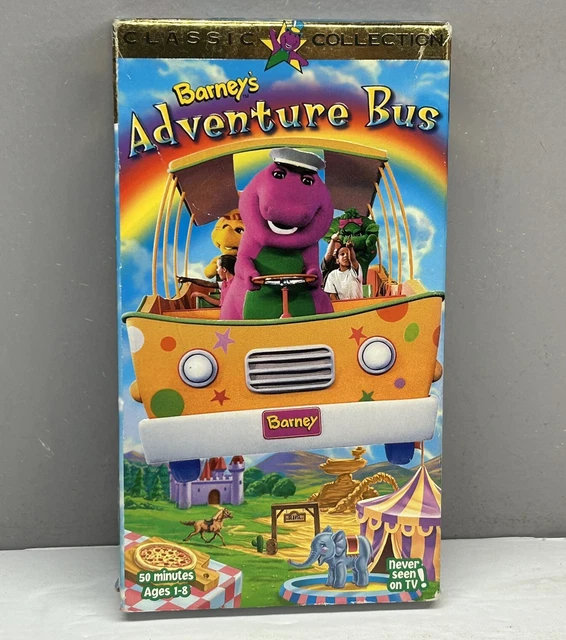 BARNEY & FRIENDS Adventure Bus Classic Collection VHS Video Tape PBS ...